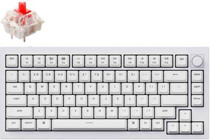 Keychron Q1 Wired Hot-swappable Mechanical Keyboard/ Shell white/ Knob ...
