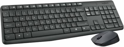 Logitech MK235 Full-Sized, 15 FN Keys, 3-Year Battery Life Combo Mouse ...