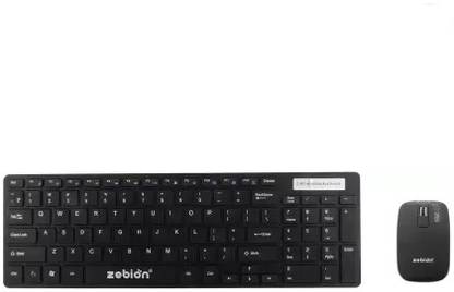 zebion G1600 Slim Fit Wireless Keyboard Mouse Combo Wireless Laptop ...