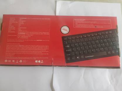 Quantron QKB-17, MINI KEYBOARD COMPACT AND SLEEK DESIGN Wired USB Multi ...