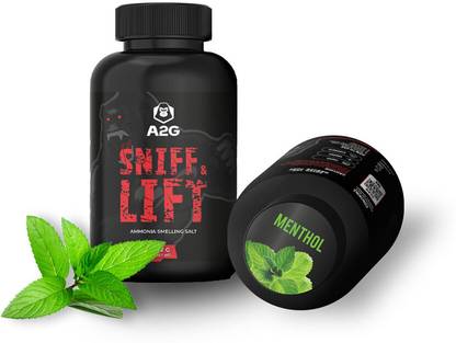 A2G Sniff & Lift Ammonia smelling salt (Menthol Flavoured)) Fitness ...