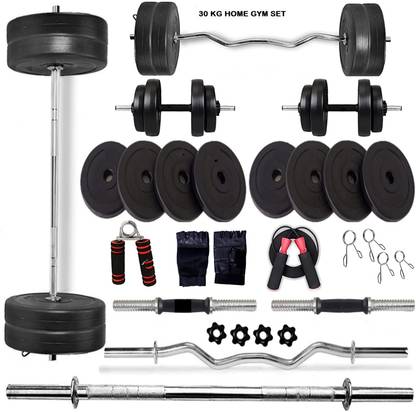 rj fitness 35 kg 30KGHOMEGYM Home Gym Combo Price in India - Buy rj ...