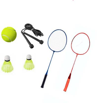 Keystone Badminton Kit, Badminton Raquet Single Shaft, Shuttlecock ...