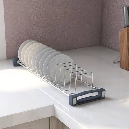 Impulse by Plantex Plate Kitchen Rack Steel Saucer Stand/Dish/Plate ...