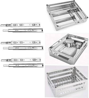 Sanjari Utensil Kitchen Rack Steel Stainless Steel Perforated Sheet ...