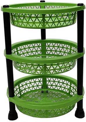 HJFYD Fruits/Vegetables Kitchen Rack Plastic Price in India - Buy HJFYD ...