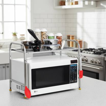 Flipkart SmartBuy Utensil Kitchen Rack Steel Kitchen Microwave Stand ...