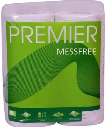 messfree Premier Kitchen Tissue Paper/Towel/Roll Pack of 4 Rolls Price ...
