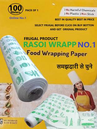 RASOI WRAPP 100 METER FOOD WRAPPING PAPER| BEST FOR SCHOOL AND OFFICE ...
