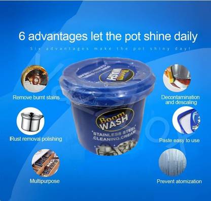 FGG Boom Wash Stainless Steel Cleaning Cream Kitchen Cleaner Kitchen ...