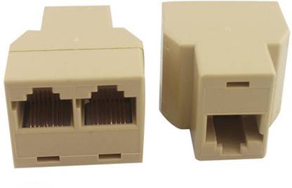 Lynacz Lan Coupler 2 In 1 Connector RJ45 Cat 5e Straight Network ...