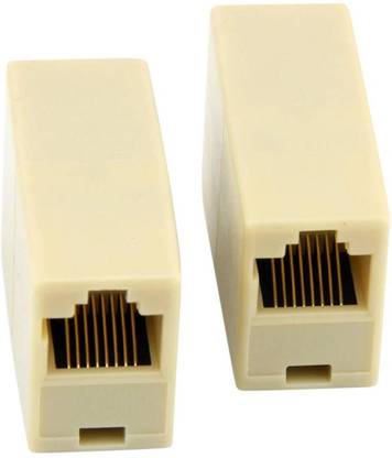 Tri 2Pcs RJ45 Ethernet Lan Cable Joiner, Coupler, Connector, Extender ...