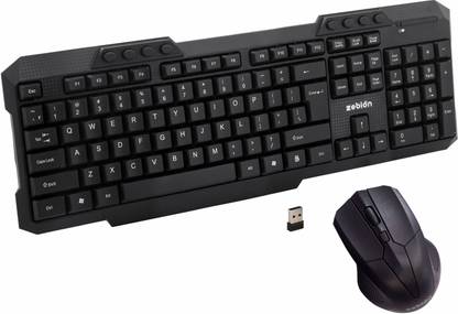 zebion G2400 Wireless keybord and mouse Combo Set Price in India - Buy ...