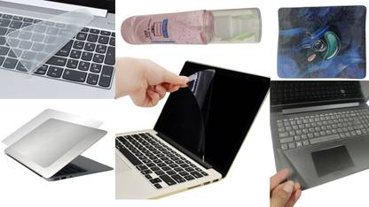 ANJO 14 inch Laptop Screen Guard-Keyguard-Lamination-Mouse pad-Cleaning ...