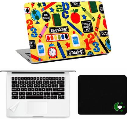 Namo Art 3in1 Accessories Pack Awesome Laptop Skins with PalmRest Skin ...