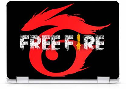 POINT ART Laptop Decal Sticker - Free Fire Logo Vinyl Laptop Skin ...