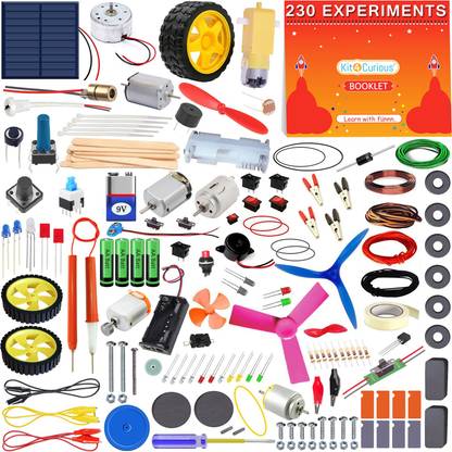 Kit4Curious 230 DIY Projects Science & Fun innovation kit with booklet ...