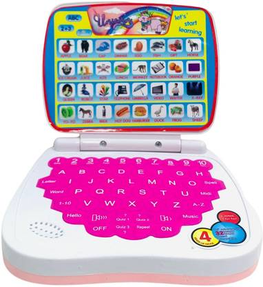 TOY KINGDOM Children Learning Laptop for Kids, Multimedia Learning ...