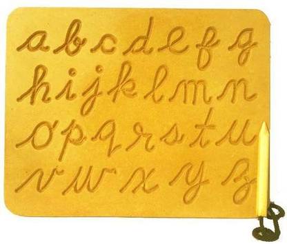 Plus Shine Small Cursive Alphabets Letters Educational Learning Letter ...