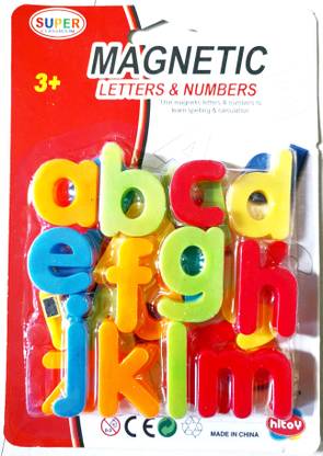 AARVITOYSTOWN MAGNETIC ABCD ALPHABET FOR KIDS TO PLAY & LEARN TOGETHER ...