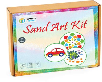 Sparklebox Creative DIY Sand Art Kit Ideal for Age 5+ Years Price in ...