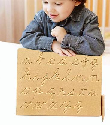 SHALAFI ABC Learning Slate Small English Alphabet Cursive Writing ...