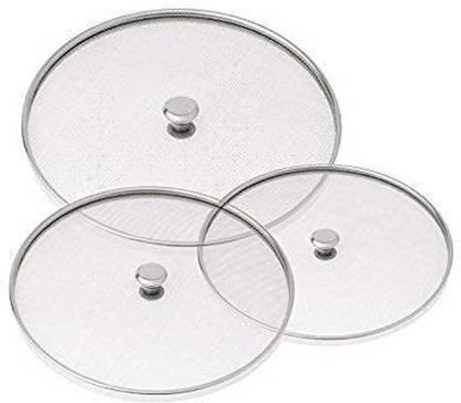 Nilay Stainless steel Food Cover/Milk Cover/Multi Purpose Net Lid Set ...