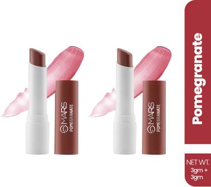 MARS Aqua Splash Tinted Lip Balm Enriched with Shea Butter| Non-Sticky ...