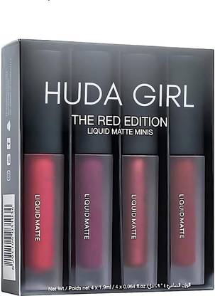 Huda Girl BEAUTY Matte Mini Liquid Lipsticks for Women , Waterproof ...