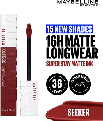 MAYBELLINE NEW YORK Super Stay Matte Ink Liquid Lipstick, Seeker - Price in India, Buy ...