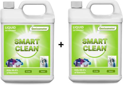 GENIUSMETER Liquid Detergent, 10 Litre Washing Machine Neem Liquid ...