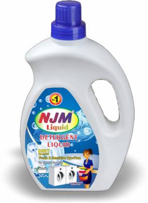 njm Detergent for Front Load Washing Machine Liquid Detergent (1 LTR ...