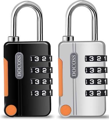 DOCOSS Pack of 2-Number Lock For Bag/ Small Locks For Luggage Locks ...