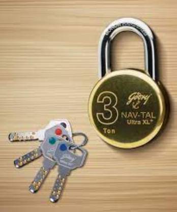 Godrej ultra xl having - computersied dimple key with 4 keys Padlock ...