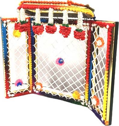 Dev Samagri Lord Krishna Wooden Phool Bangla Vrindavan Style ...