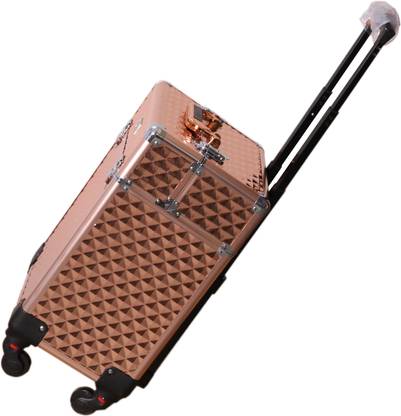 Bridal Rose Gold 22 Luggage Trolley Price in India - Buy Bridal Rose ...