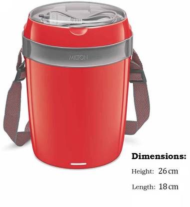 Flipkart.com | MILTON Futron Stainless Steel Electric Lunch Box, (4 ...