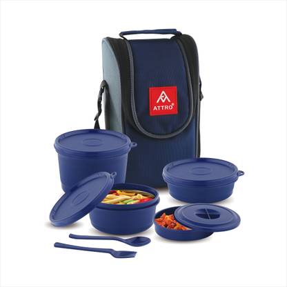 Flipkart.com | ATTRO Micron Stainless Steel Double Wall Lunch Pack ...