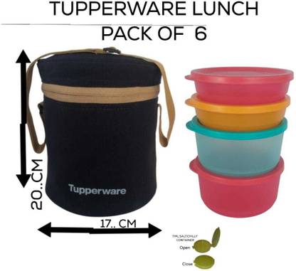 Flipkart.com | TUPPERWARE Tupp Tiffin RoundStax Lunch Set, 4-Container ...