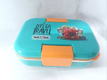 Flipkart.com | NAYASA MARCO STAINLESS STEEL LUNCH BOX LEAK PROOF STEEL ...