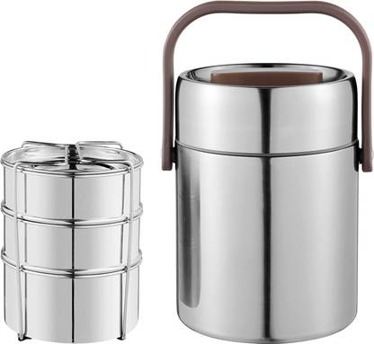 Flipkart.com | Kraft Perma-Therm Tiffin - 3 Tier 3 Containers Lunch Box