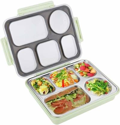 Flipkart.com | NIJEK STORE Stainless Steel 5Compartment Lunch Box ...