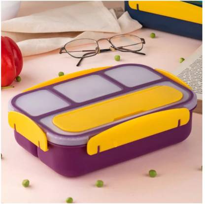 Flipkart.com | Solomon 4 Compartment Lunch Box For School, Collage ...