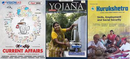 Vision IAS Current Affairs August 2025 BW Yojana Kurukshetra Eng ...