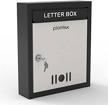 Impulse by Plantex Metal Wall Mount A4 Letter Box-Mail Box/Outdoor ...
