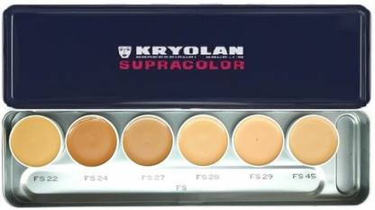 KRYOLAN Supracolor Palette 6 Color (FS)Foundation Concealer - Price in ...