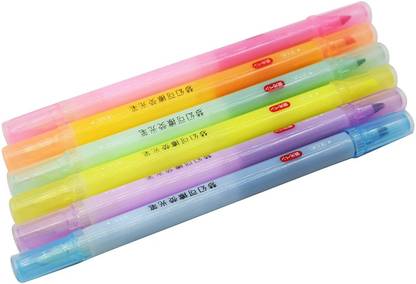 Flipkart.com | Dilurban Magic Erasable Highlighters Colour Pens Dual ...