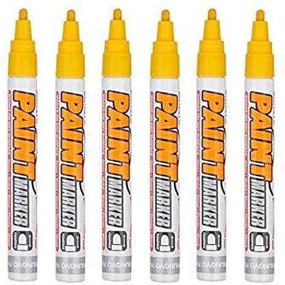 Flipkart.com | Mungyo PREMIUM Permanent Paint Marker YELLOW - Permanent ...