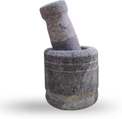 ZISIK Stone Mortar and Pestle | Spice Masher | Hand Grinder | Ural ...