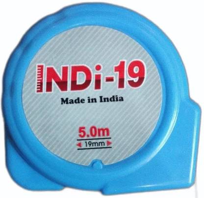Indi -19 INDI-19 5m Steel Inchi Pocket Measuring Tape in a Compact ...